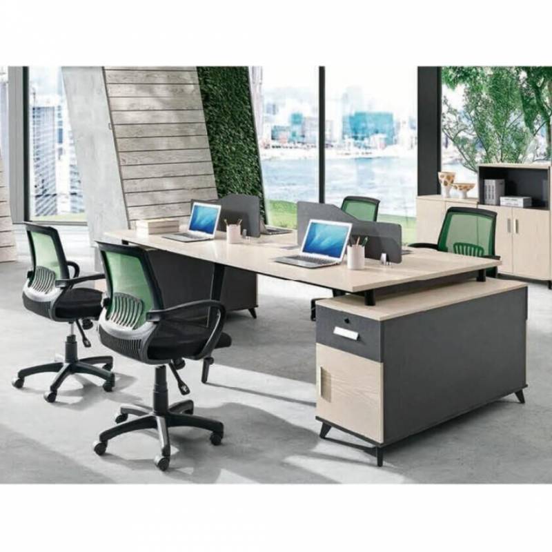 B16 Workstation With Partitions Office Table System Furniture Cubicle ...
