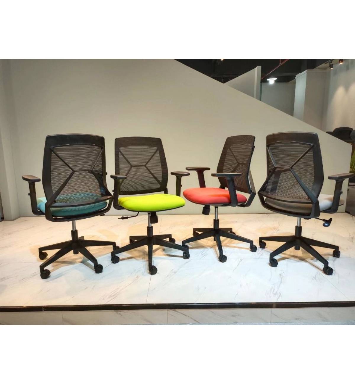 CCC 027 Office Chair Without Headrest Ergonomic Office Chair High ...