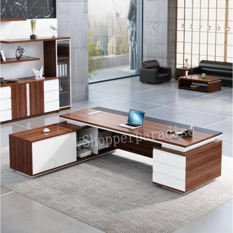 DT 018 Director Table w Swappable Cabinet/Executive Table