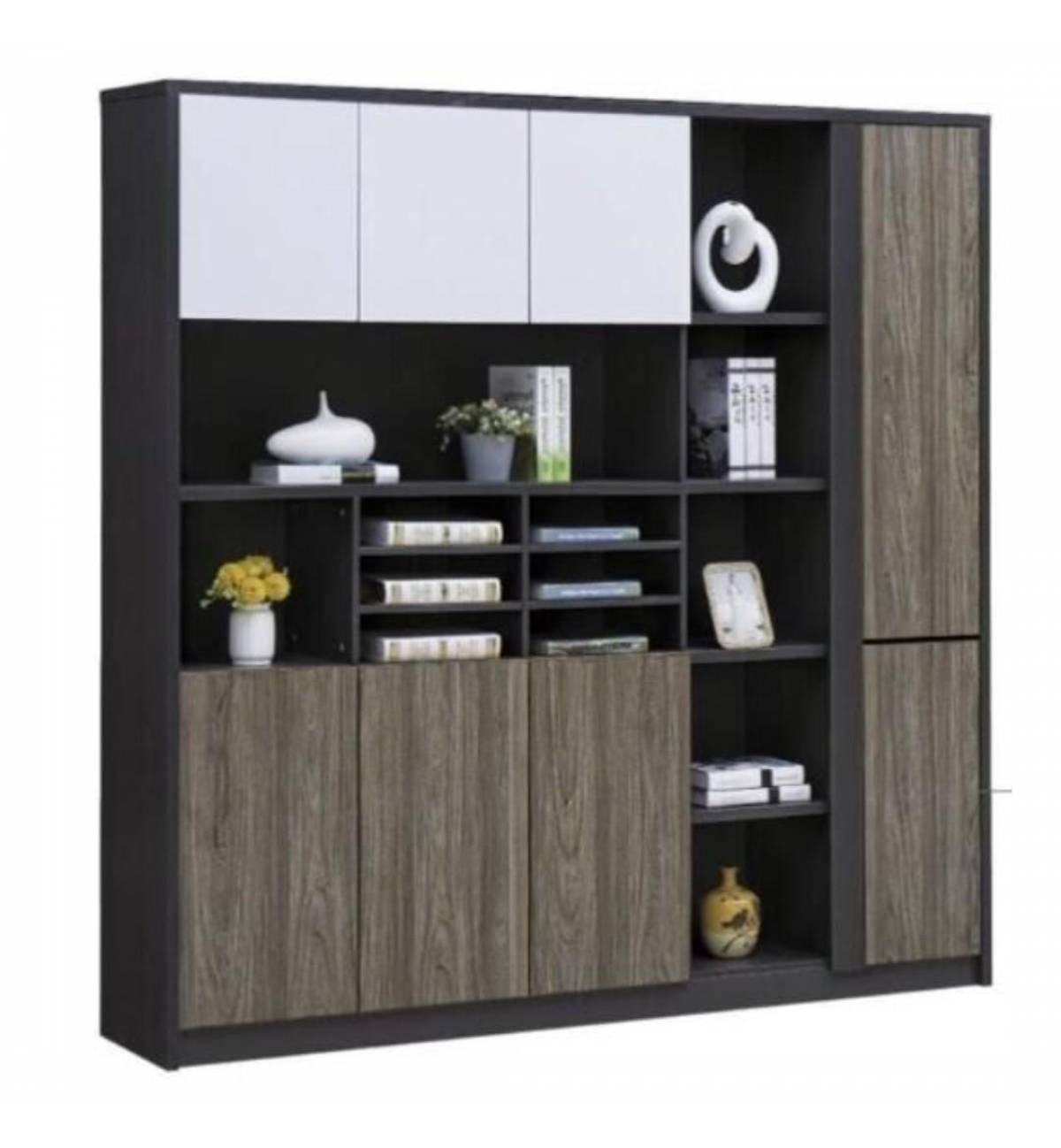 HC 006 Full Height Office Cabinet With Glass Door