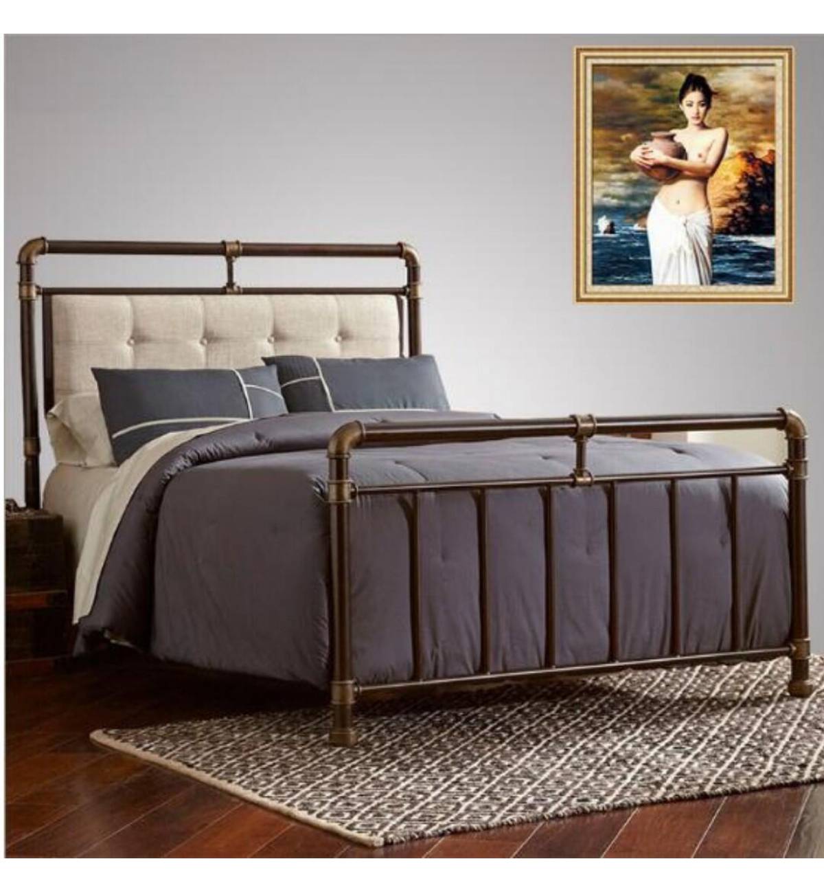 Pro PO-Industrial Pipe / Loft /Vintage Bed Frame