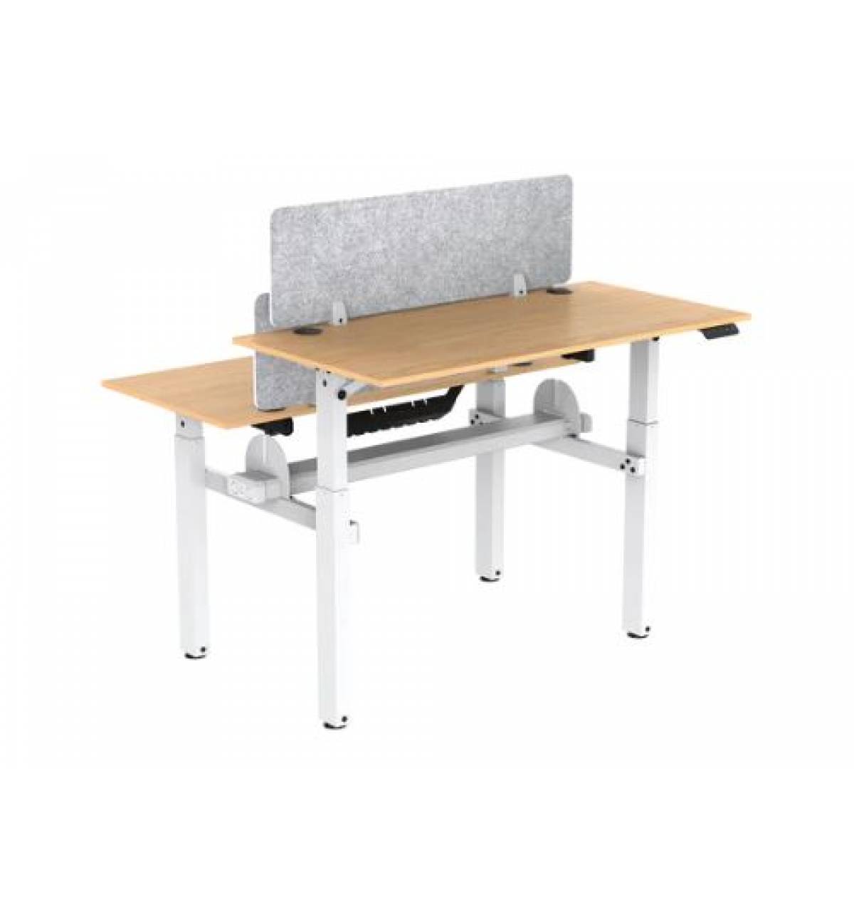 Dual-Workstation Electric Lifting Table Face to Face Computer Table ...