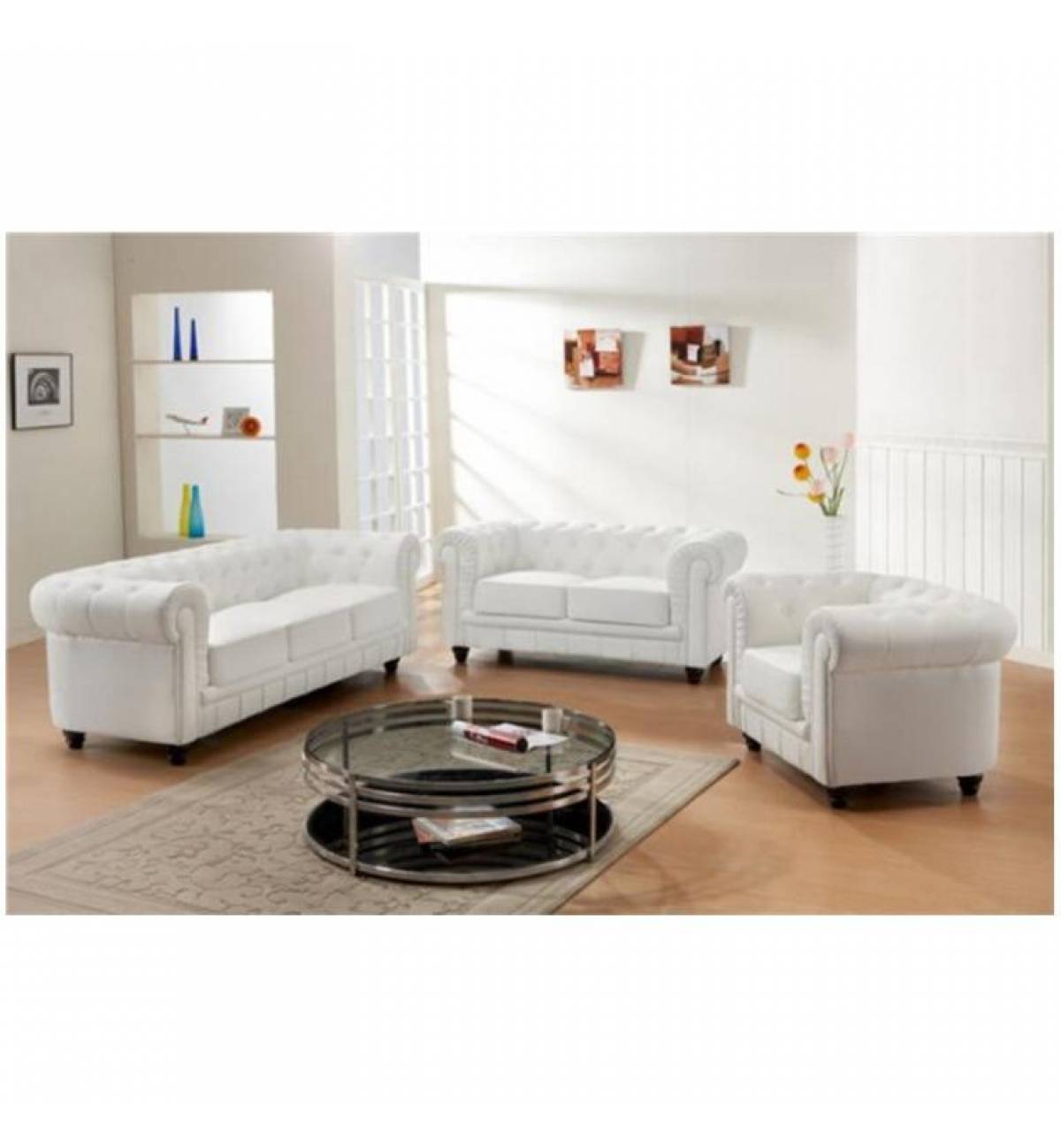 Benjamin Classical 1/2/3 Seater PU Sofa