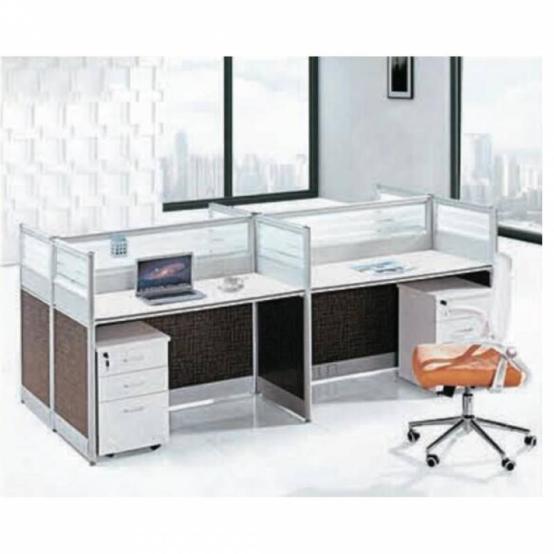 B43 Office Table w Partition/Workstation