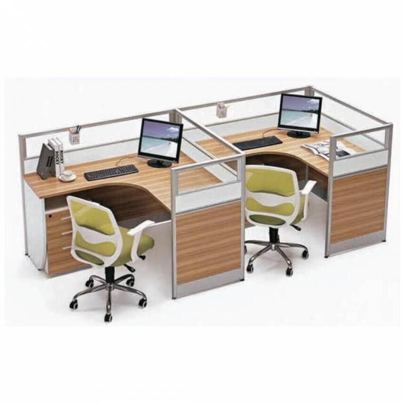 B47 Office Table w Partition/Workstation/B, System Furniture Cubicle ...